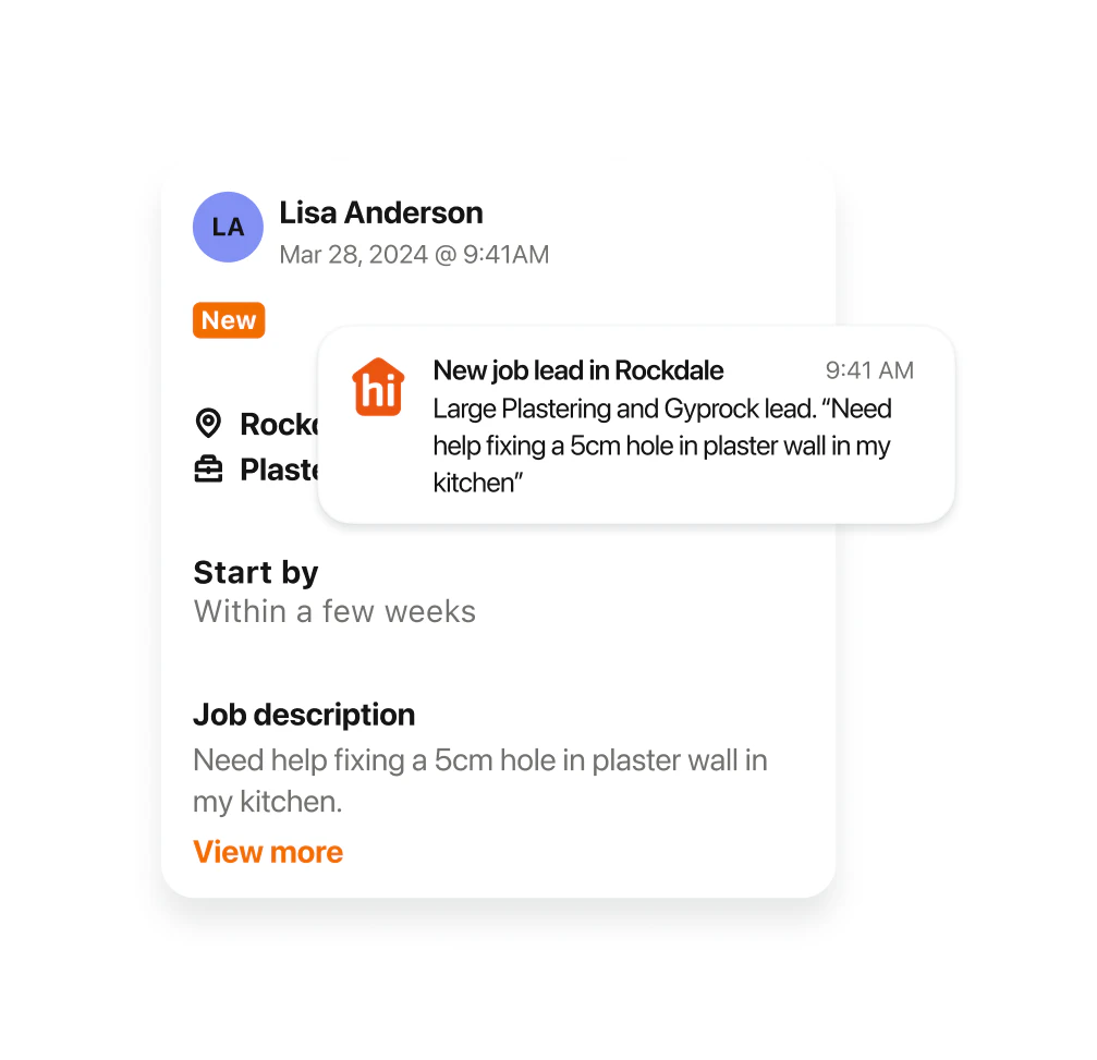 Fine-tune your lead settings - hipages